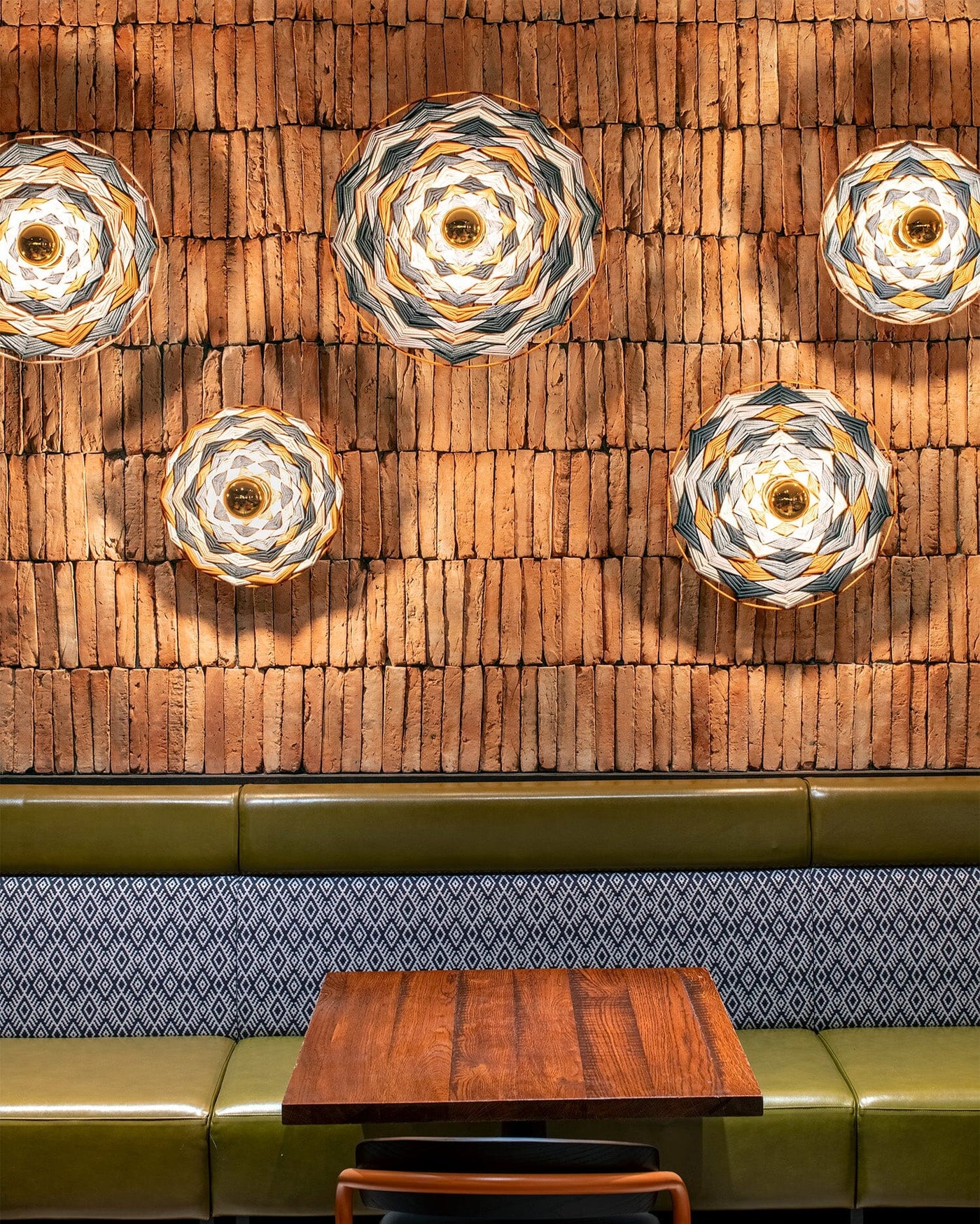 African-Inspired Wall Lights by Ashanti Design