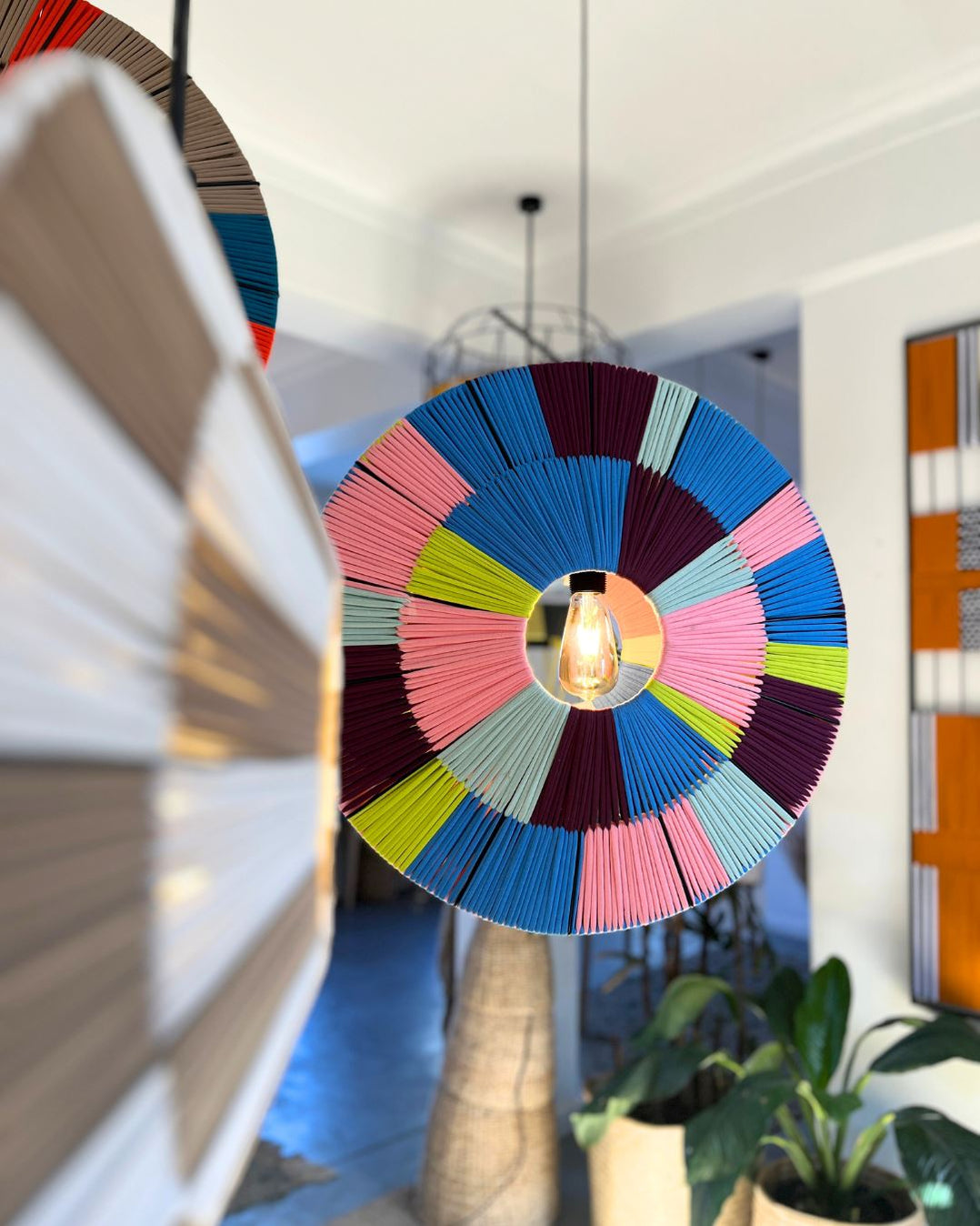 Handcrafted Woven Lampshades by Ashanti Design