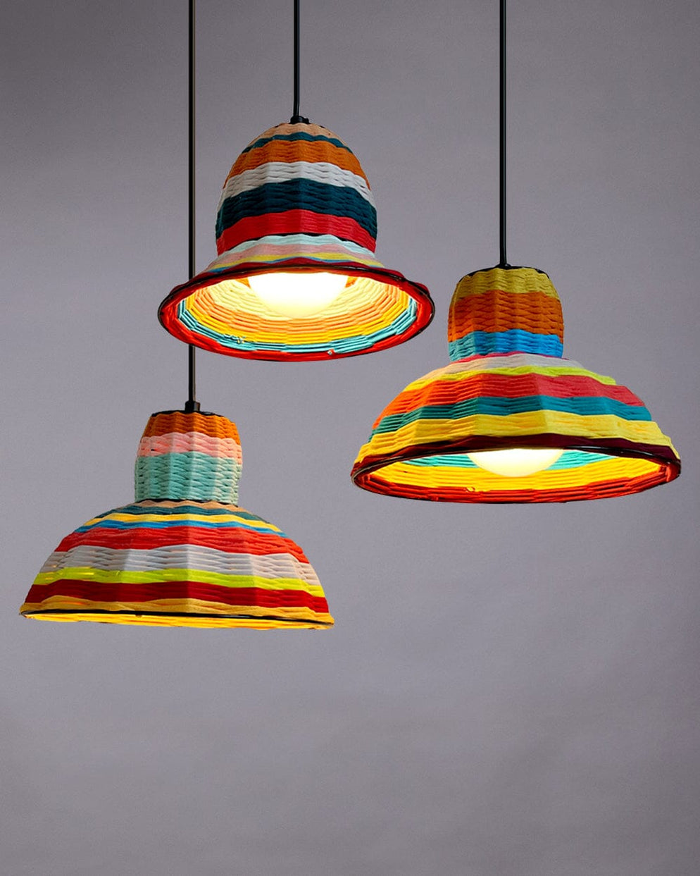 Handcrafted Woven Lampshades by Ashanti Design