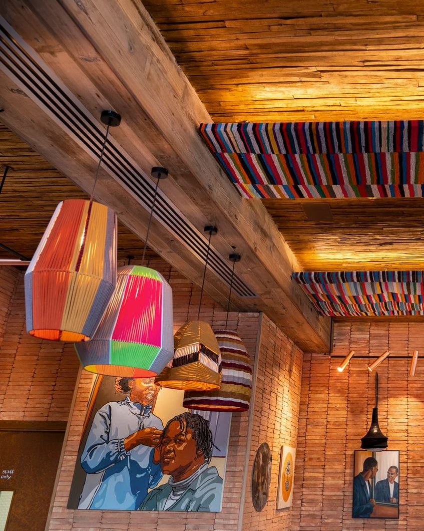 Handcrafted Woven Lampshades by Ashanti Design