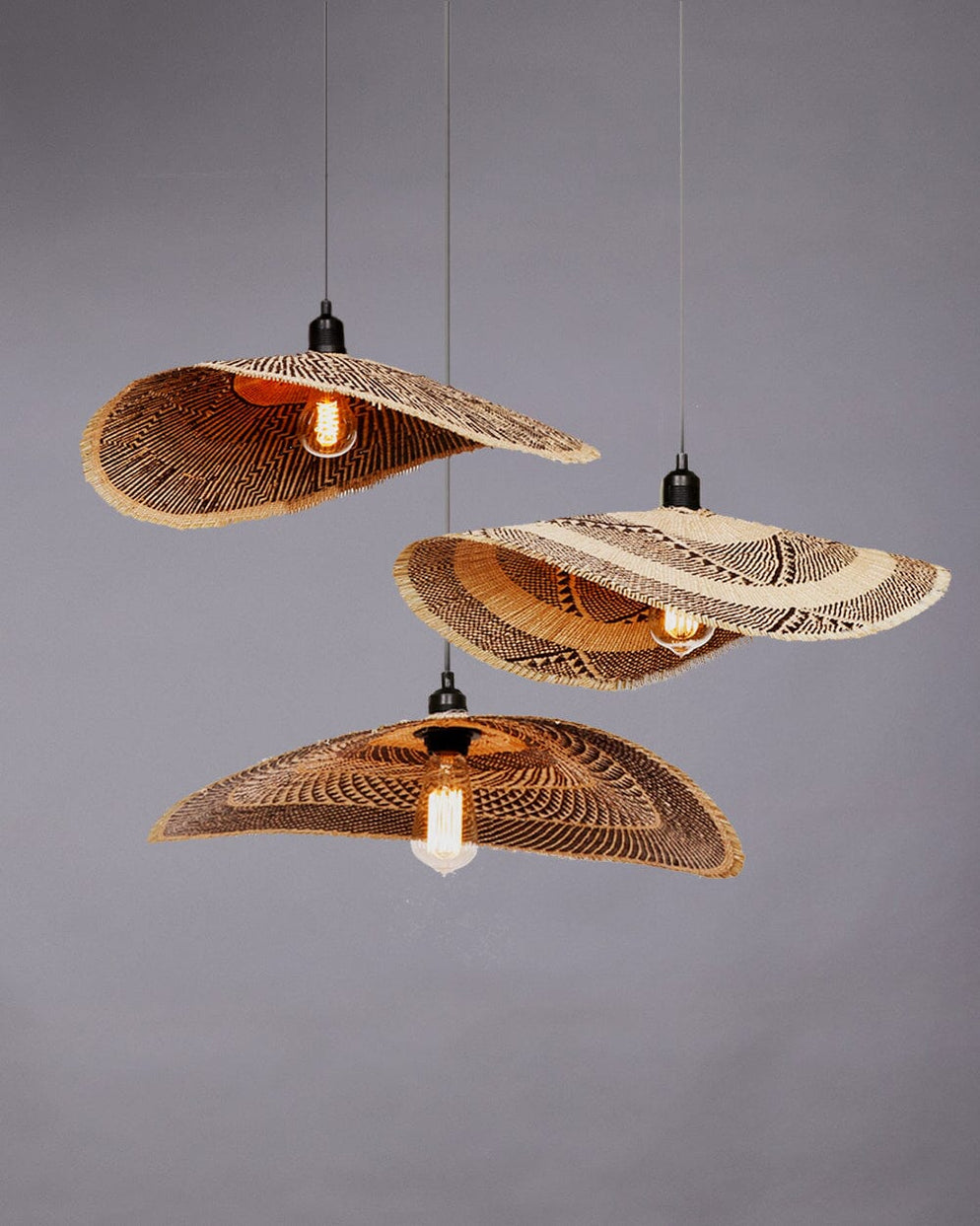 Ashanti Design Basket Lampshades: Handmade, Sustainable Lighting